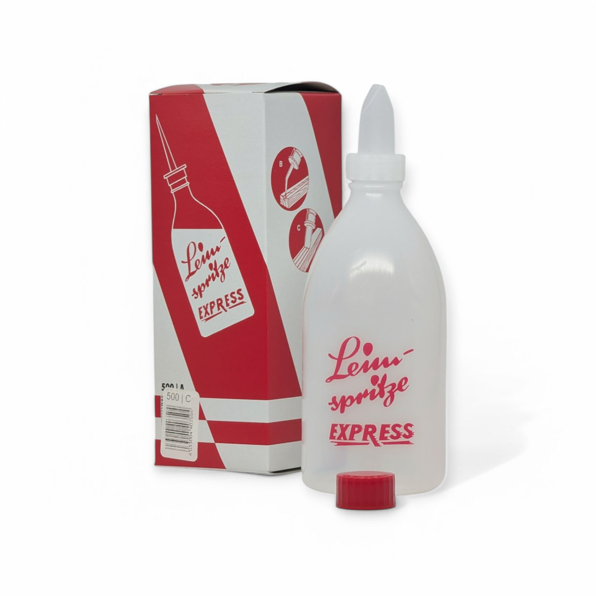 Leimspritze EXPRESS 500 C | Mit 13 mm Breitdüse (500 ml) | ROTERT